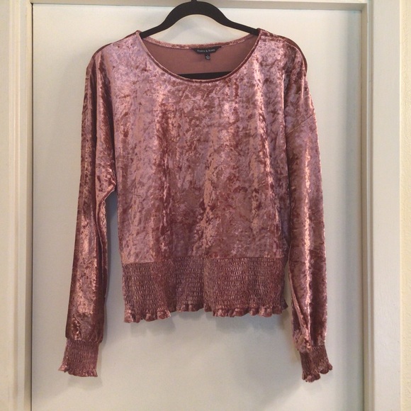 Violets & Roses | Tops | Violetsrosesvelvet Top | Poshmark